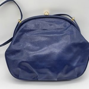 lancetti | Bags | Lancetti Vintage Small Blue Snap Closure Small ...